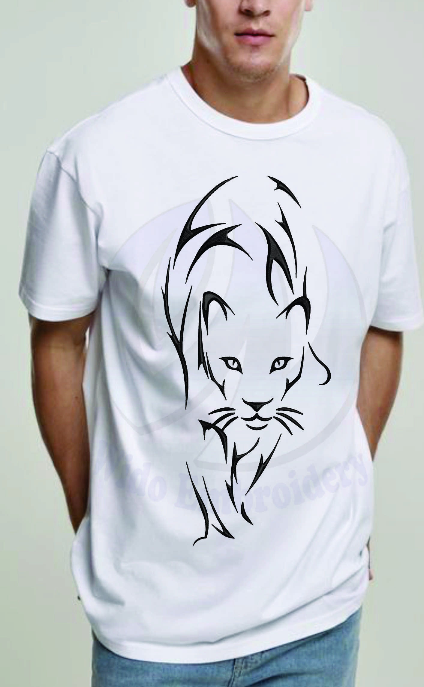 Panther Machine Embroidery Design5 Sizes 10 Formats Black - Etsy