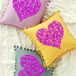 Heart Embroidery Design,5 Sizes 10 Formats,mini,valentines Day,amour ...
