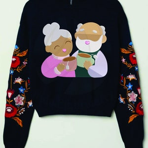 Grandparents Embroidery Design,5 Sizes 10 Formats,grand Mother,grand ...