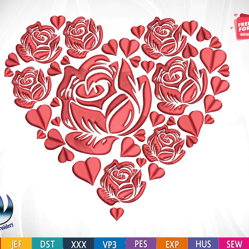 Love Heart Design - Etsy