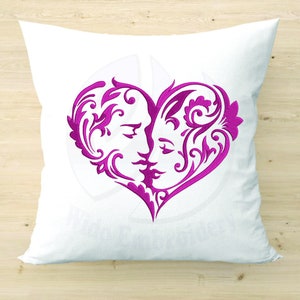 Heart Embroidery Design,5 Sizes 10 Formats,machine,couple,shape ...