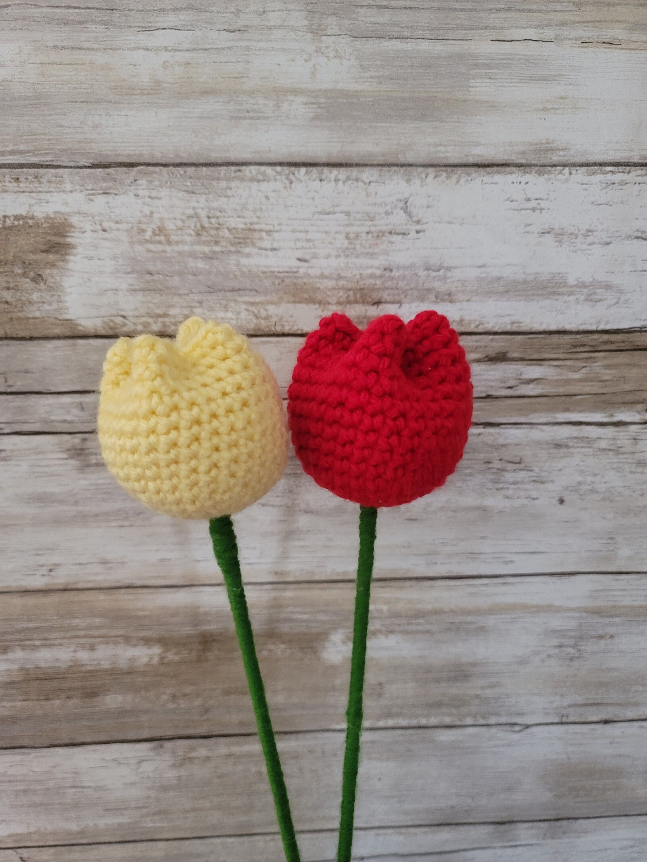Crochet Tulip Flower - Etsy