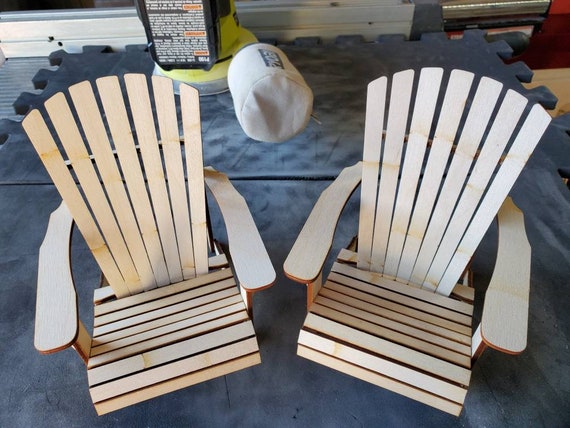 Unpainted adirondack chairs store