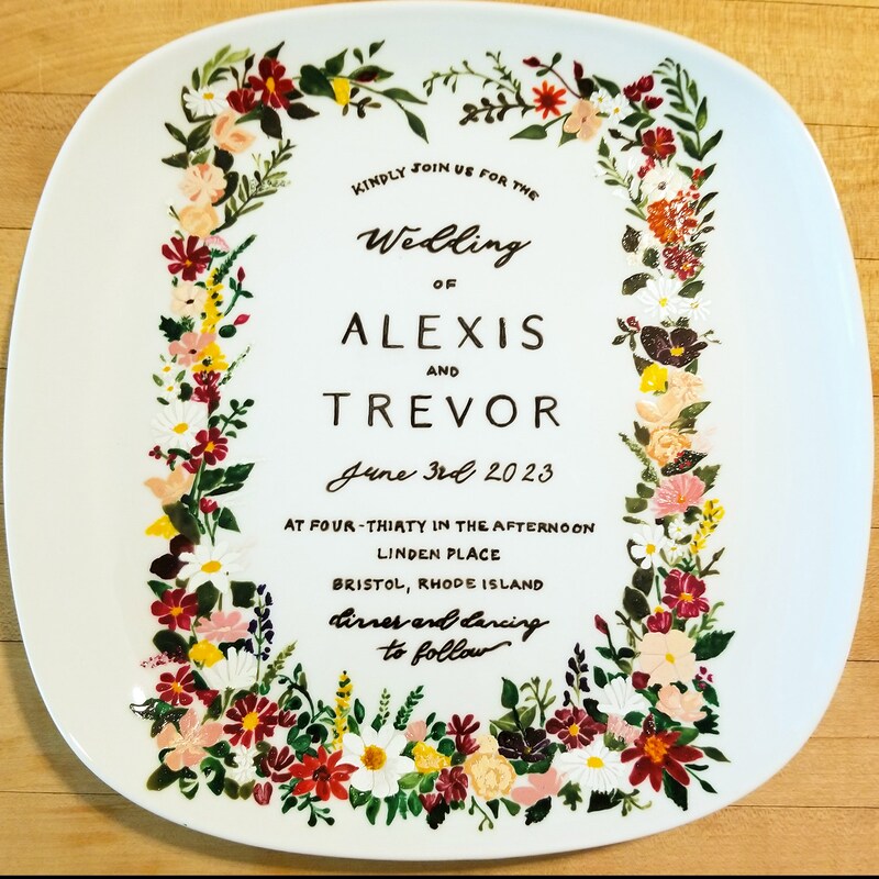 Wedding Plates - Etsy