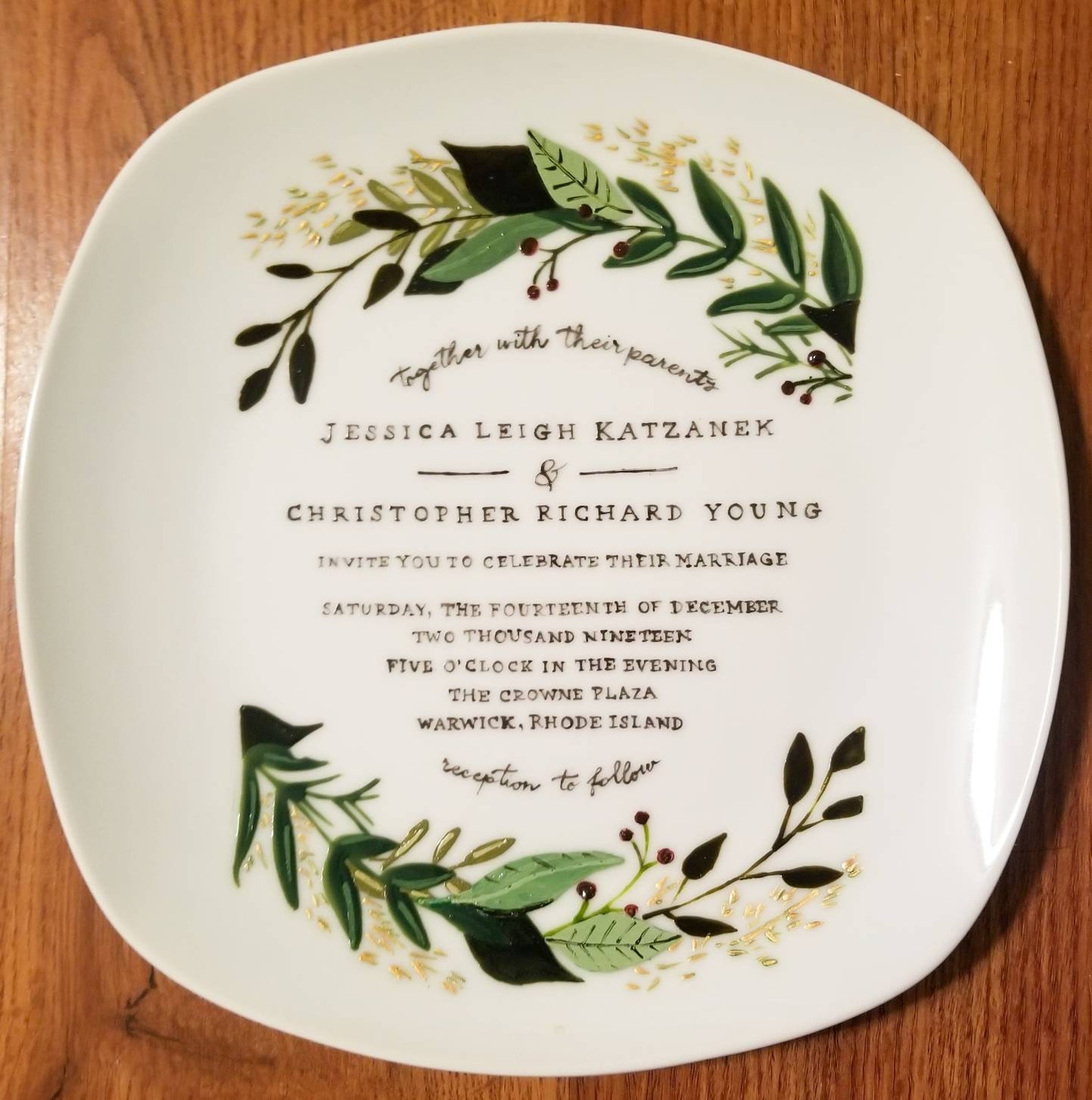 Wedding Invite Gift Personalized Wedding Gift Wedding Plate - Etsy