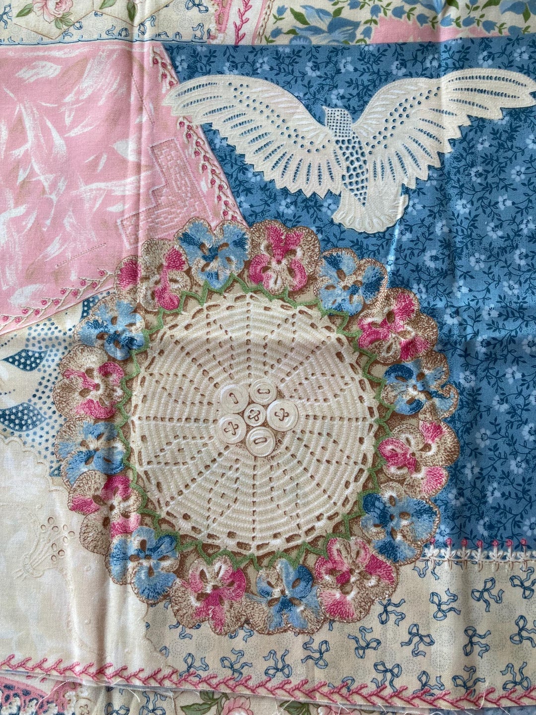 Vintage Daisy Kingdom Cotton Fabric: Lines and Lace, 27” - Etsy