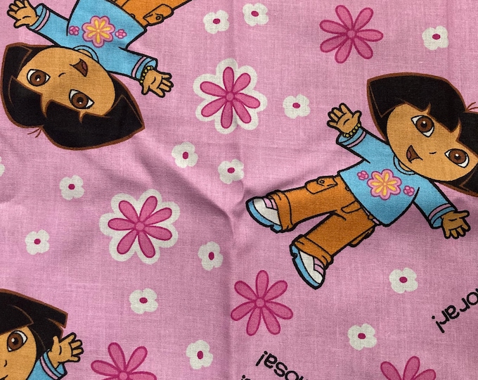 Dora the Explorer Fabric: Quilting Cotton, 68" Long - Etsy
