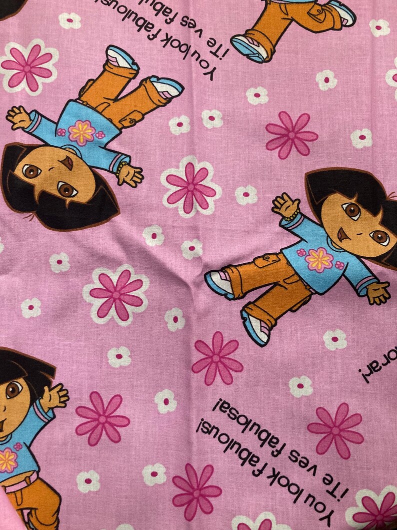 Dora the Explorer Fabric: Quilting Cotton, 68" Long - Etsy