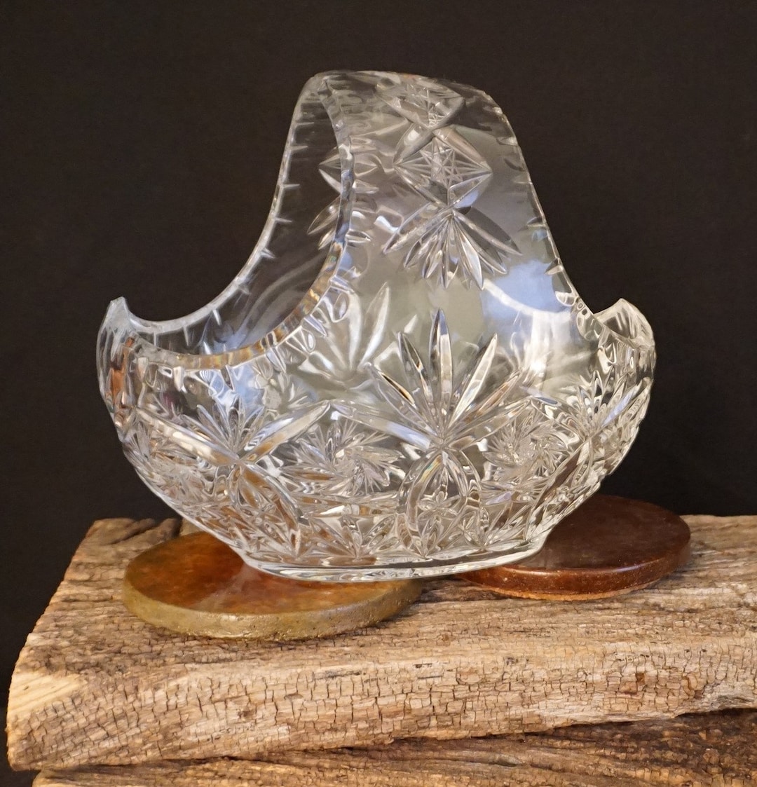 Make an Offer Irena Lead Crystal Bowl Made in Poland Vintage - Etsy
