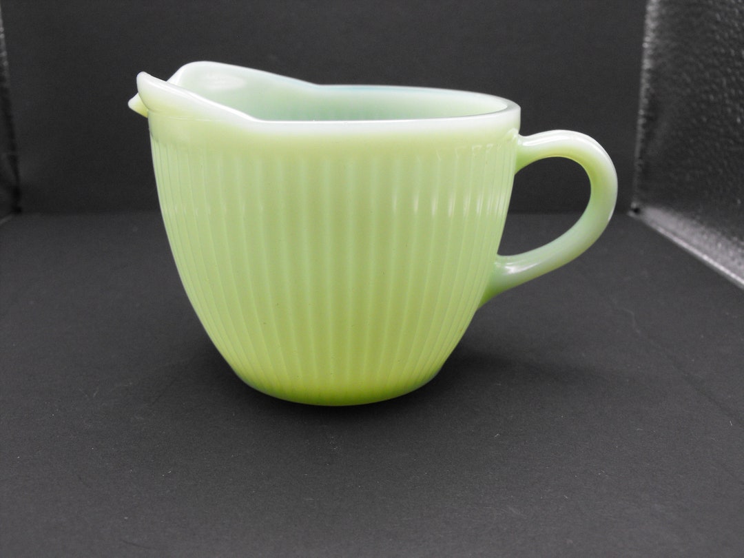 Fire King Jadeite Jane Ray Creamer - Etsy