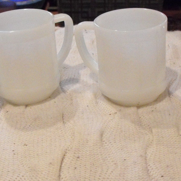 Milk Glass Mugs - Etsy