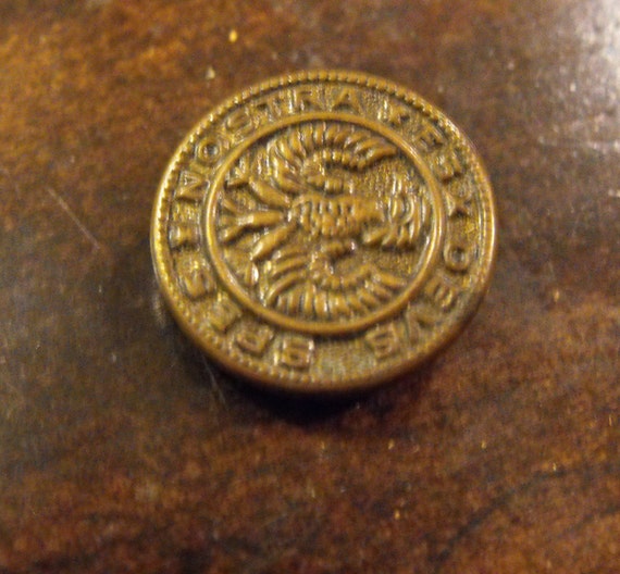 SPES NOSTRA Es DEVS Military Button God is Our Hope | Etsy