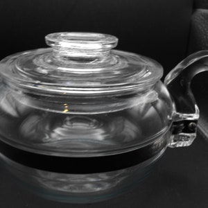 Pyrex Clear Glass Teapot - Blue Tint at Bottom of Teapot - Etsy