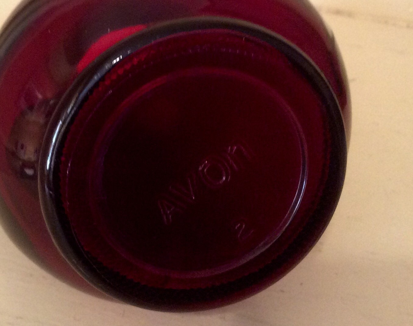 Avon Ruby Red Cruet - Etsy