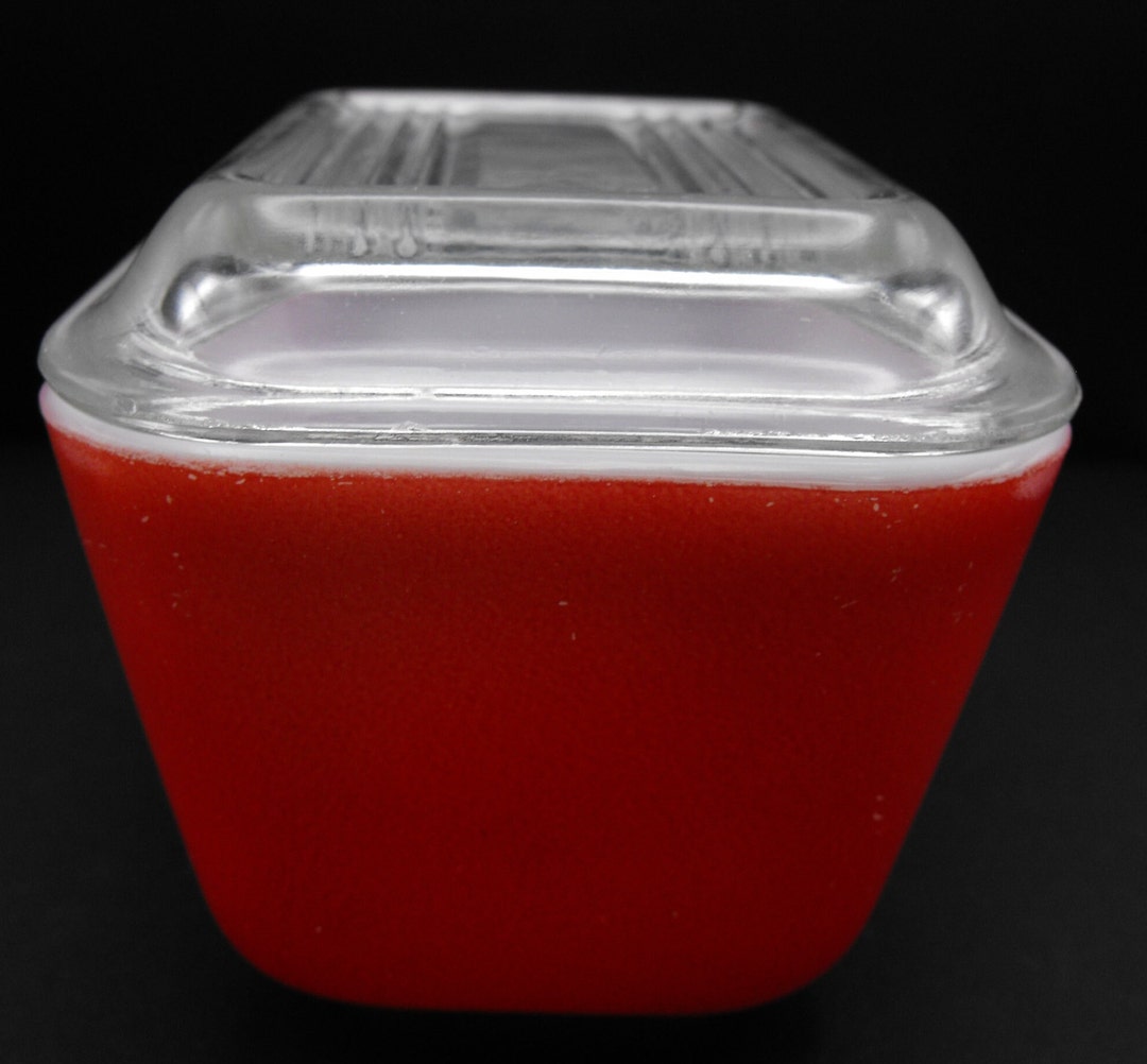 Red Pyrex Refrigerator Dish 501 - Etsy