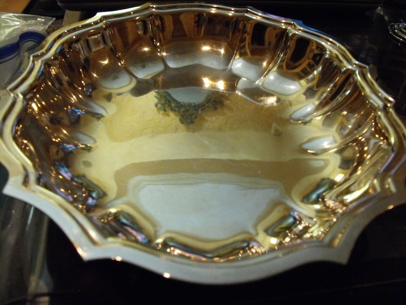 Chippendale International Silver Company Serving Dish - Etsy