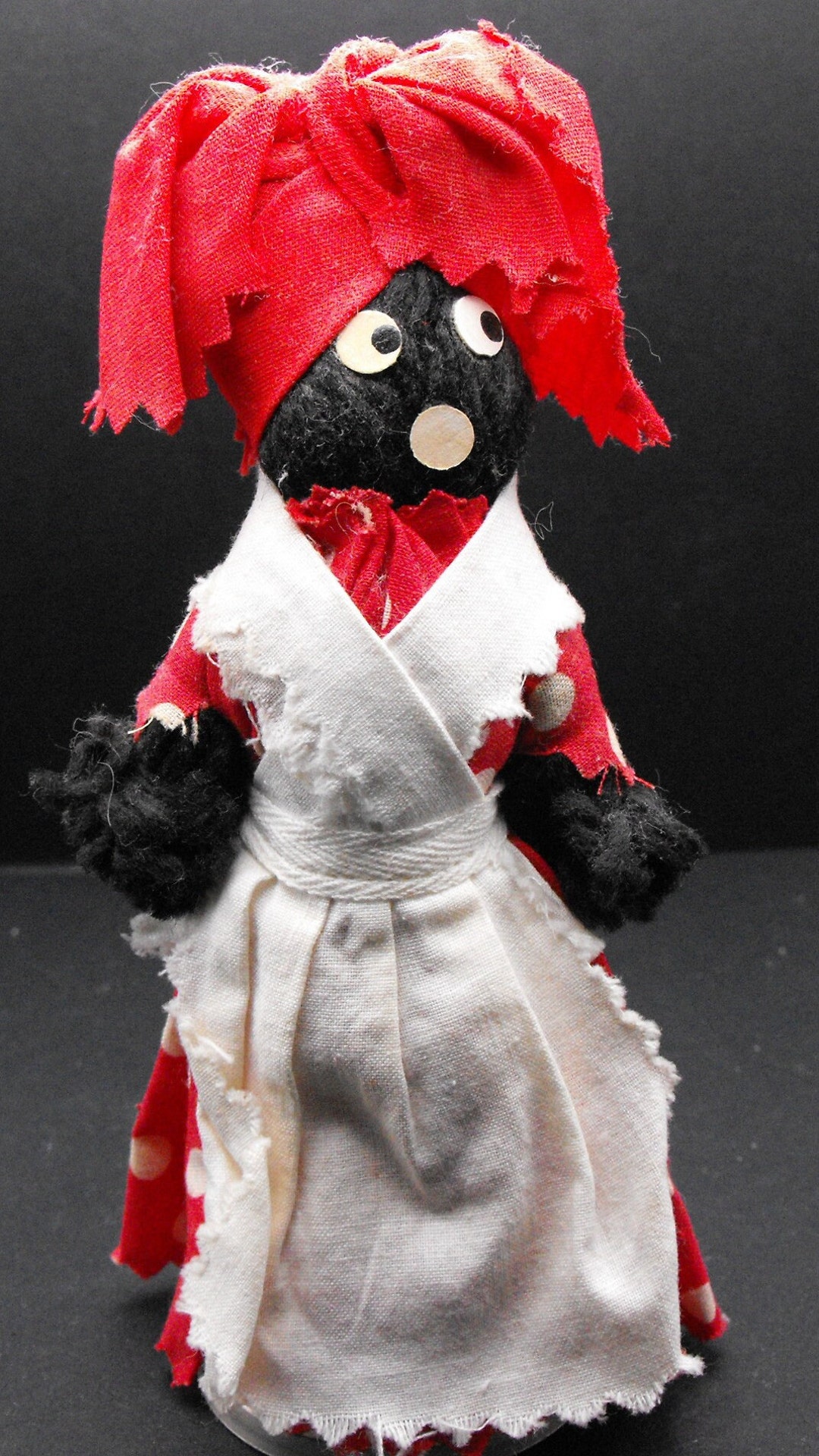 Vintage Folk Art American Bell Doll - "minnie Bell" Dinner Bell - Etsy