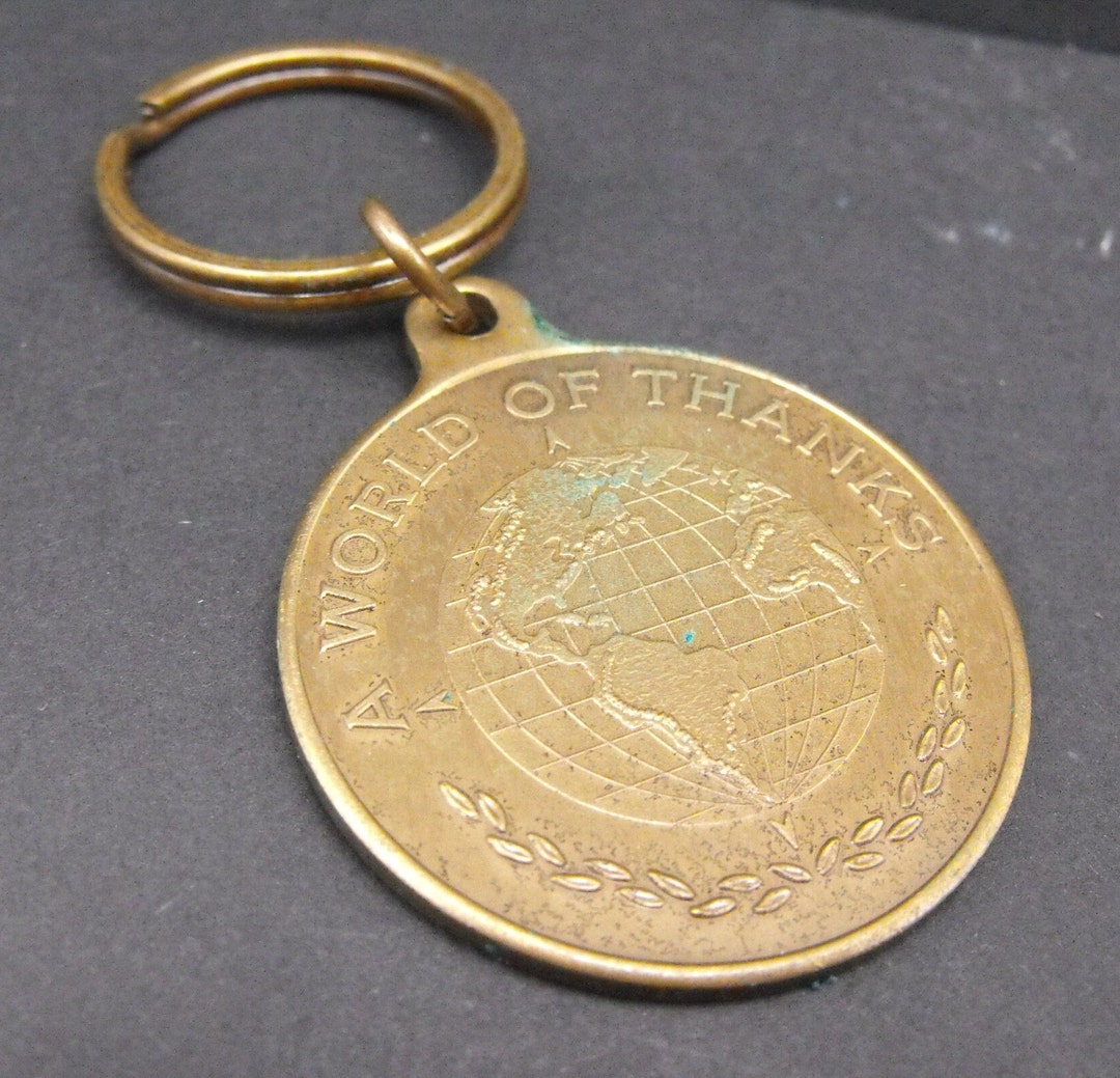 World of Thanks Key Chain - Compliments of RMC Contractors Inc - Etsy