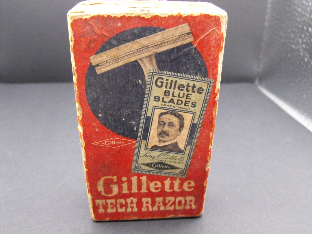 Gillette Tech Razor in Box - Etsy