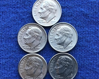 1983 P Roosevelt Dimes Old US Coins for Coin Collecting - Etsy