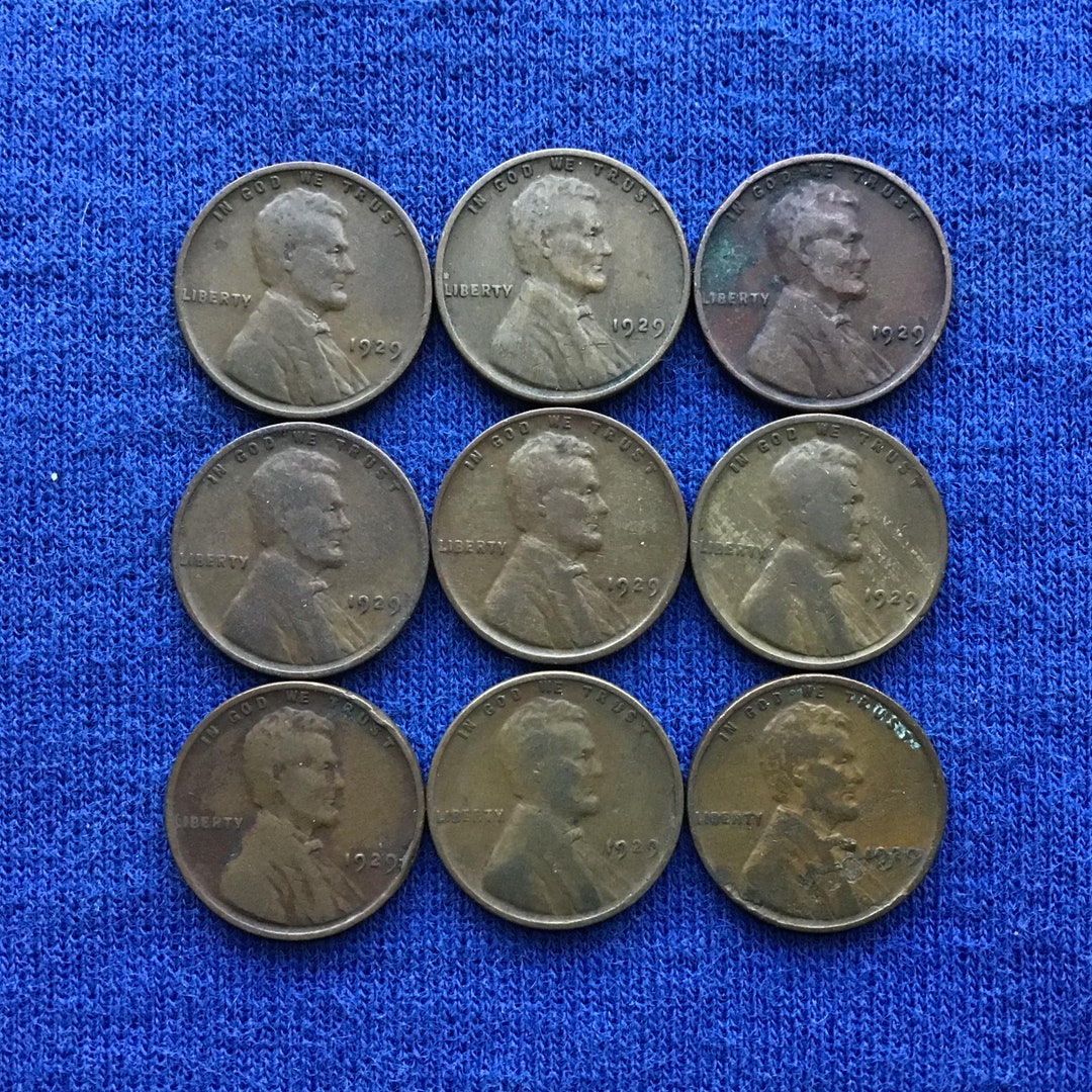 1929 P Lincoln Wheat Penny Special Old US Coins for Rare Coin ...