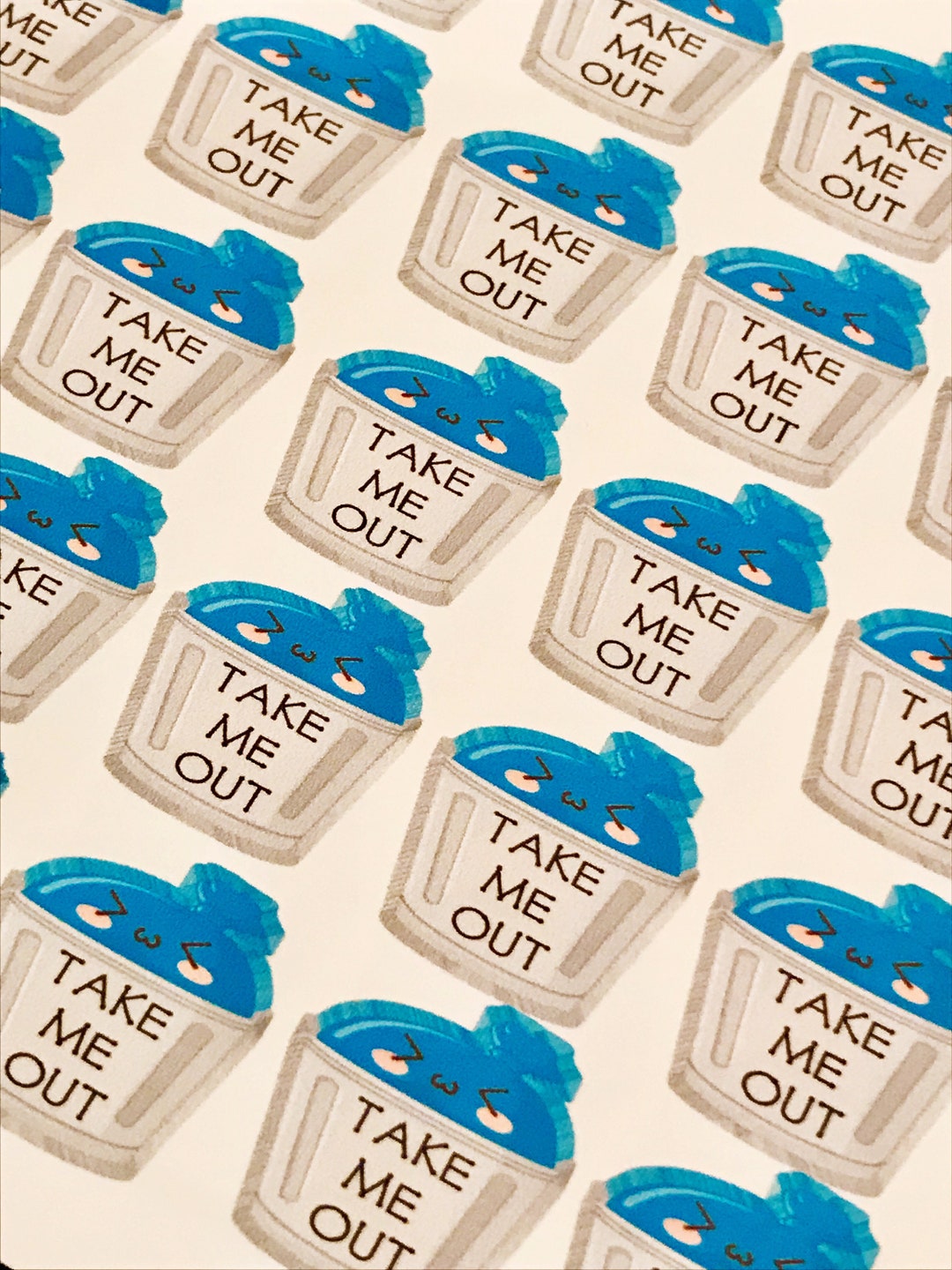 30 Garbage Day Reminder Stickers/ Garbage/recycling Day/ Reminder ...