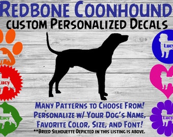 Bluetick Dad H784 8 Inch Sticker Decal Dog Coonhound Coon - Etsy