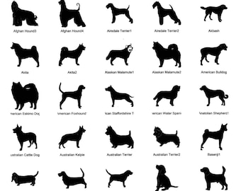 Dog Breed Decal | Etsy