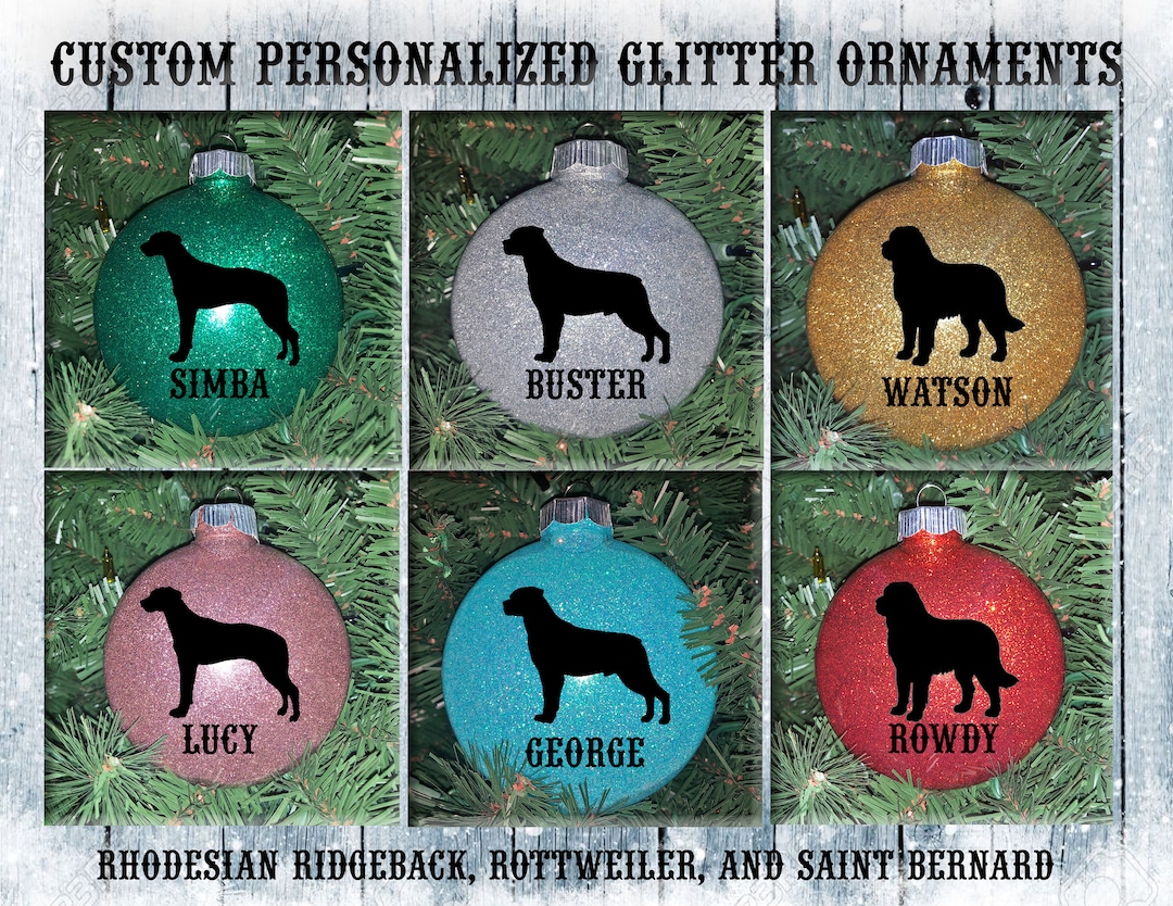 Rhodesian Ridgeback / Rottweiler / Saint Bernard Custom Personalized ...