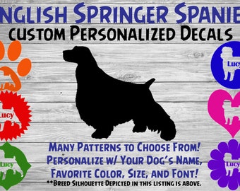 Springer Spaniel Car Decal - Etsy