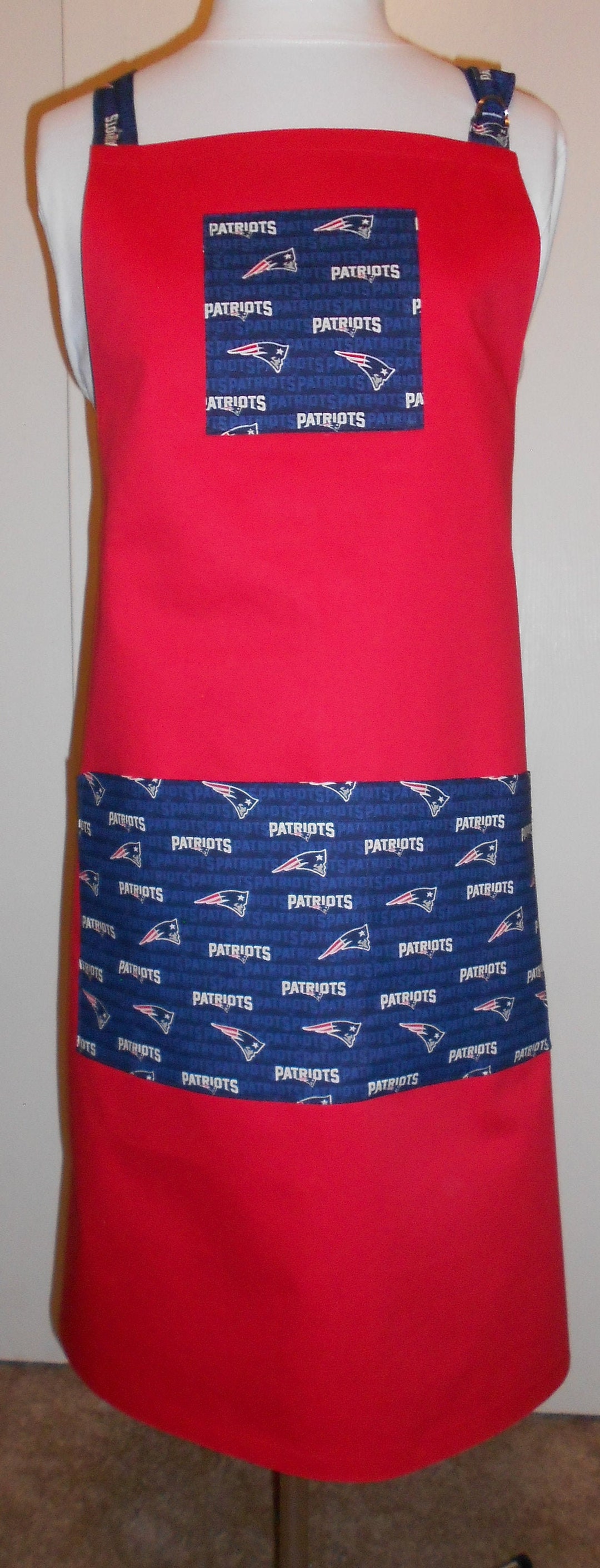 New England Patriots Football Apron - Etsy