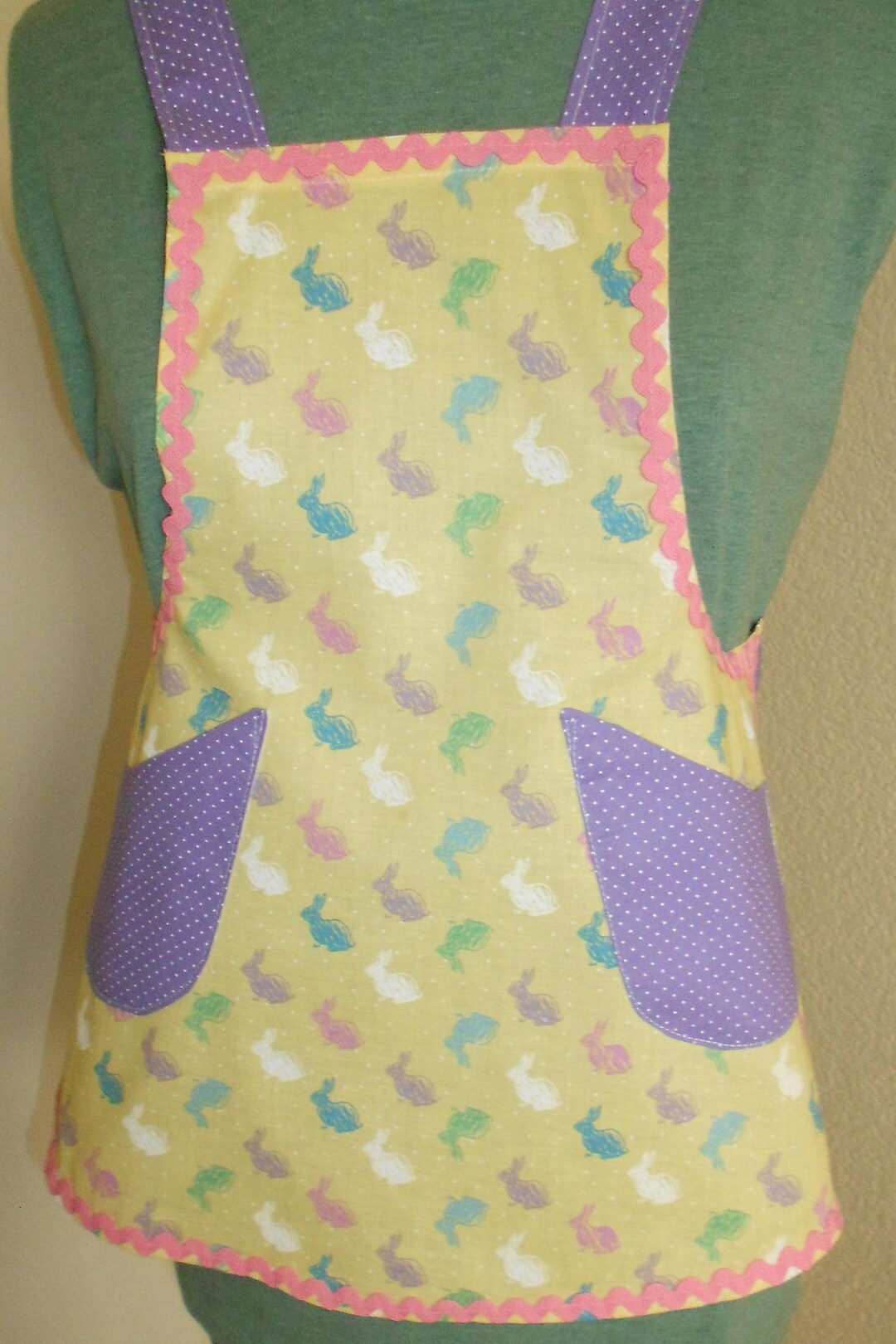 Child's Easter Bunny Apron (matching Adult Apron Aslo Available) - Etsy