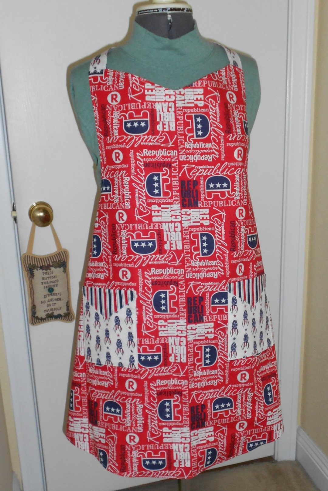 Reversible Patriotic Republican Apron - Etsy