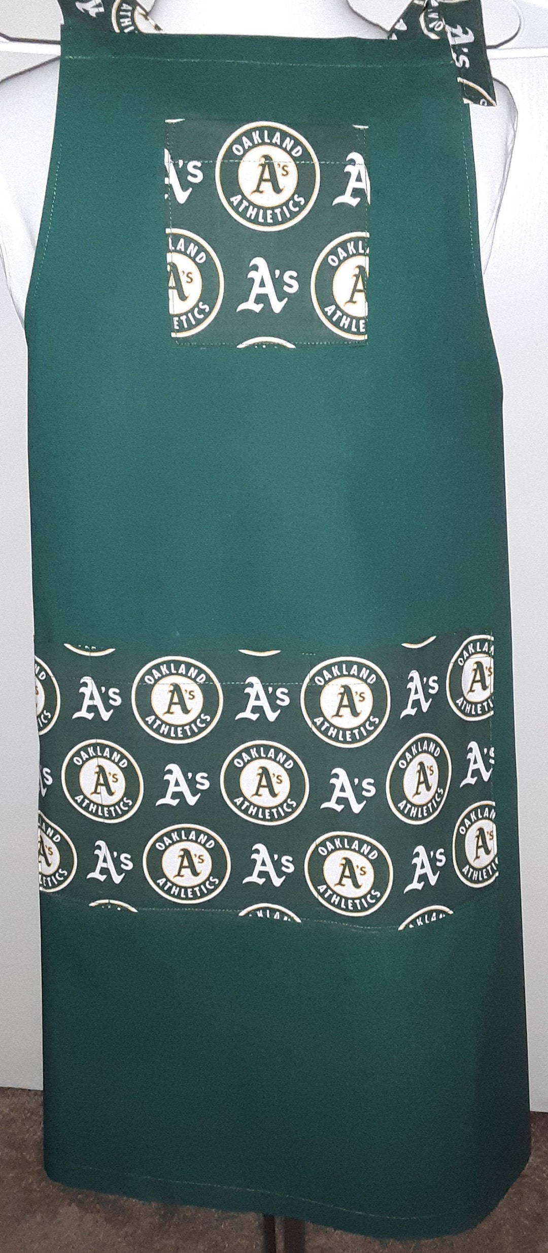 Oakland A's Baseball Apron - Etsy