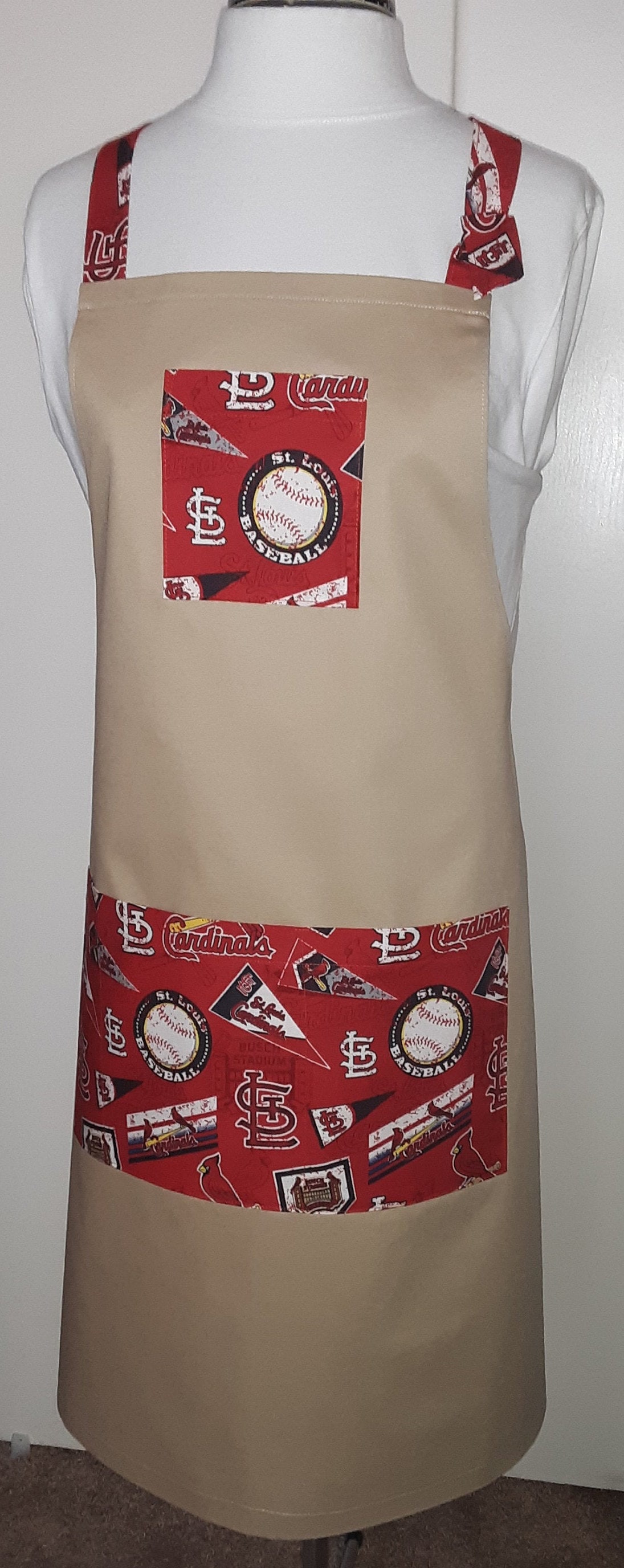 St. Louis Cardinals Baseball Apron - Etsy New Zealand
