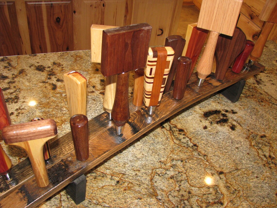 Tap handle two-tiered display stand 19 taps Kentucky whiskey | Etsy