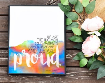 Gloria Steinem Poster - Etsy