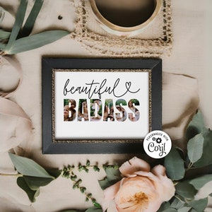 Editable Beautiful Badass Photo Collage Template - Etsy