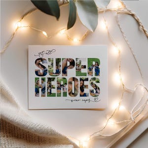 Editable Super Heroes Photo Collage Template | DIY Custom Picture ...