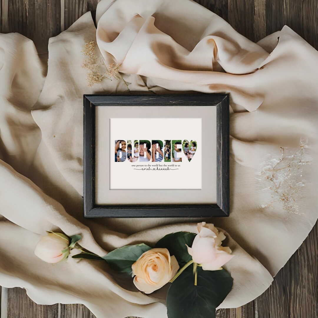 Editable Bubbie Photo Collage Template | DIY Custom Family Keepsake for ...