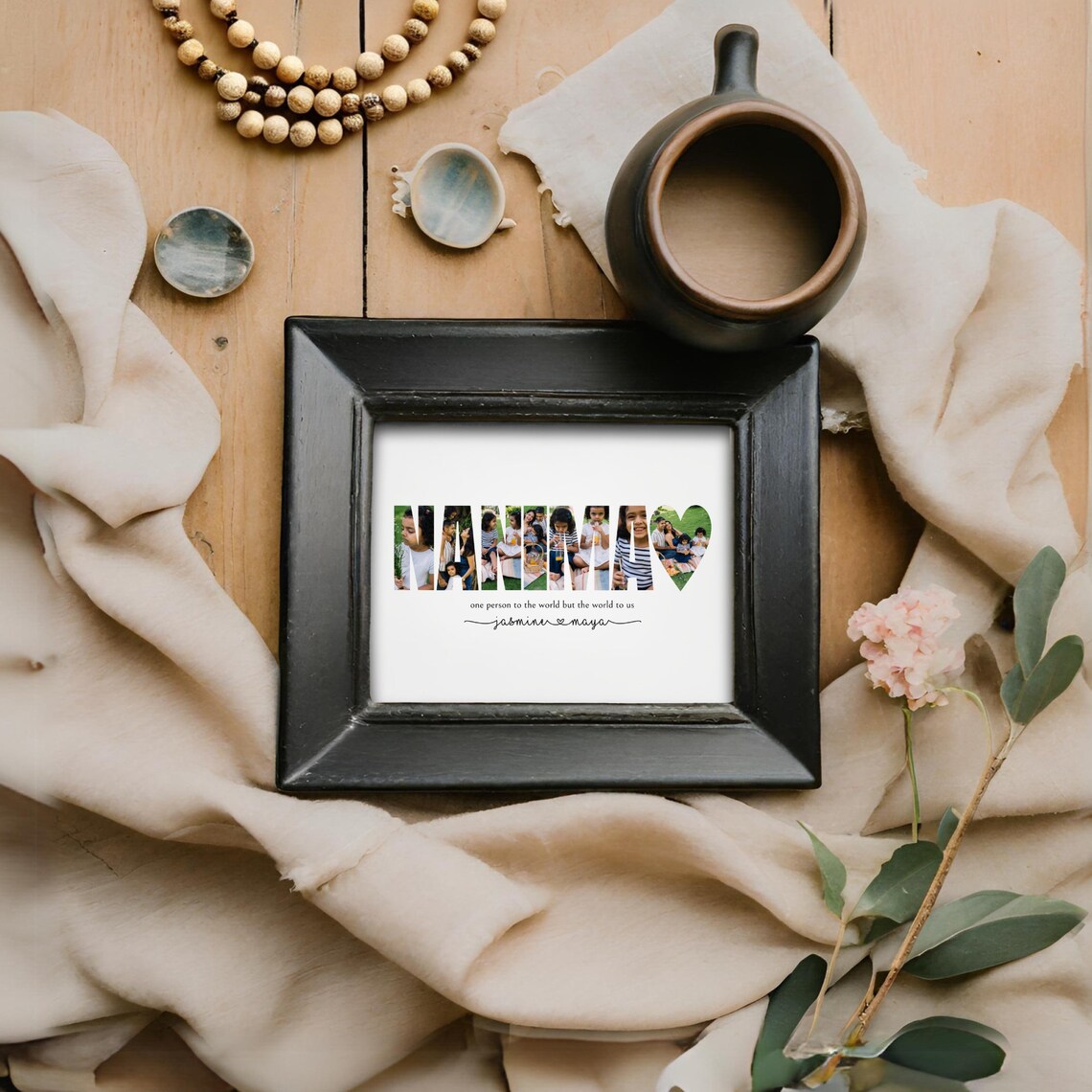 Editable Nanima Photo Collage Template | Last Minute Personalized ...