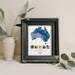 Editable Australia Map Collage | Travel Keepsake Template | Custom ...