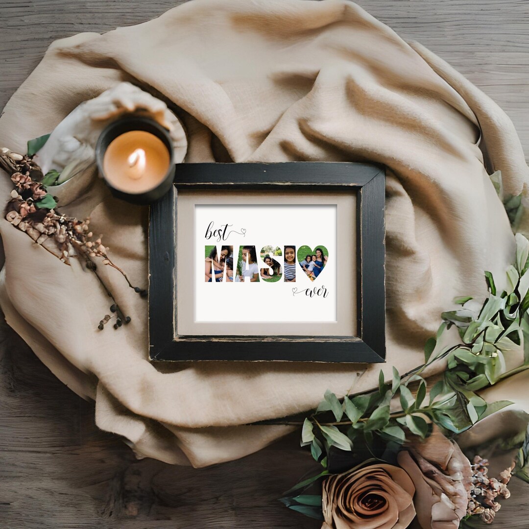 Editable Best Masi Ever Photo Collage | DIY Custom Picture Keepsake for ...