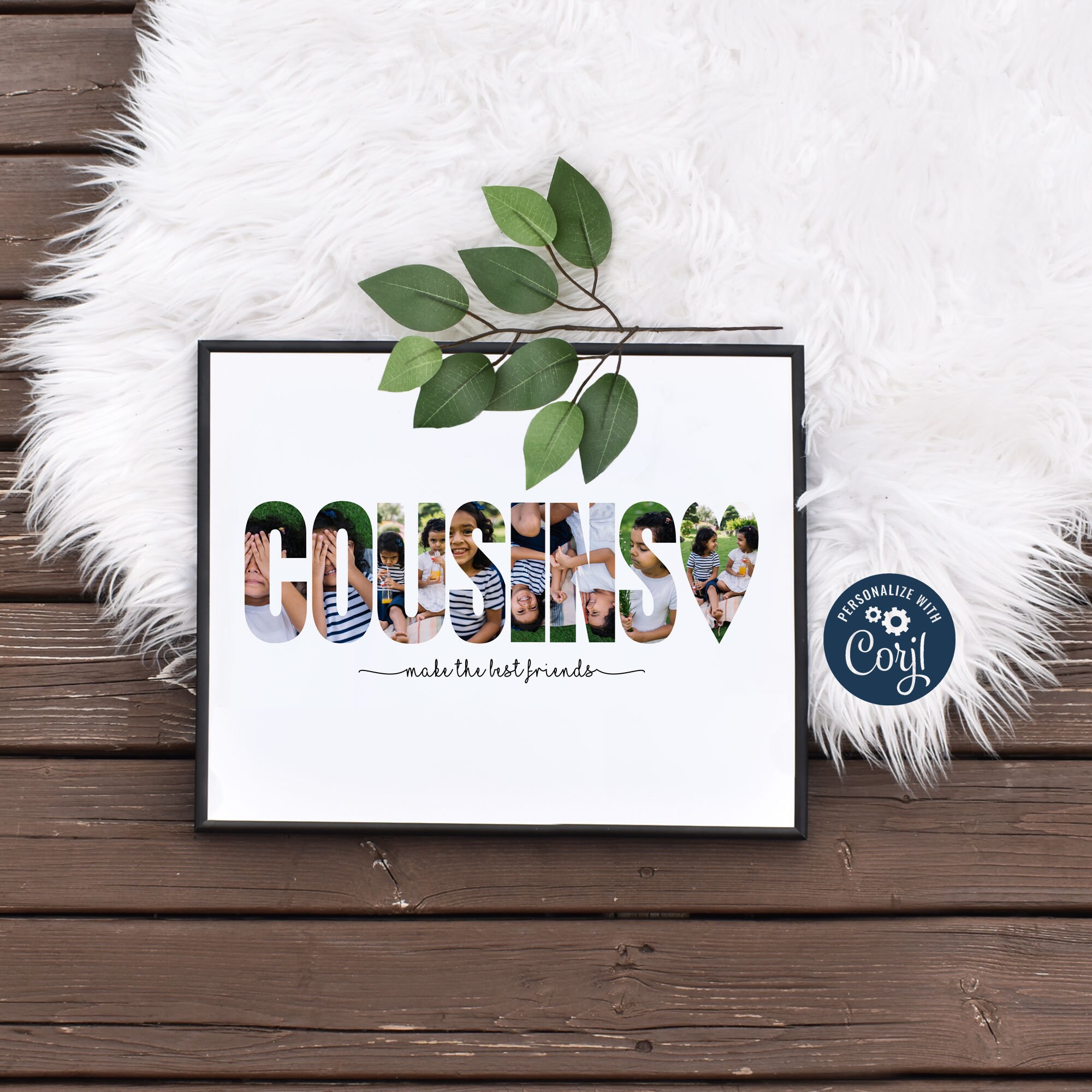 Editable Cousins Photo Collage Template Last Minute - Etsy