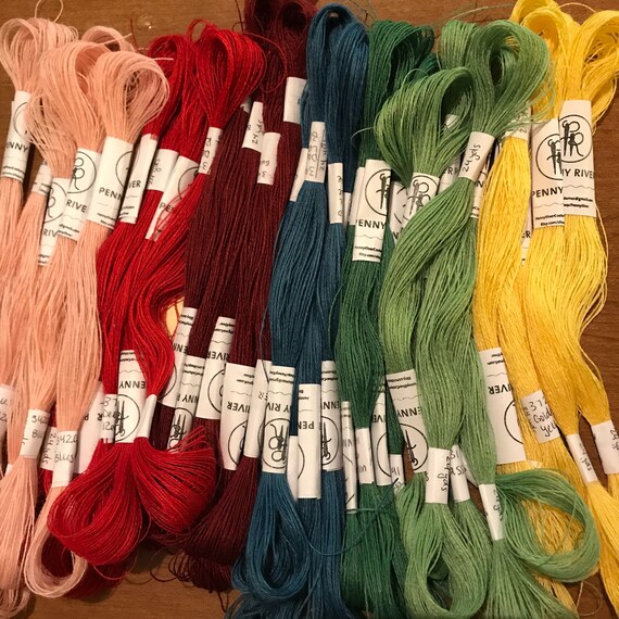 Crewel Wool Embroidery Thread 24 Yard Hanks | Etsy