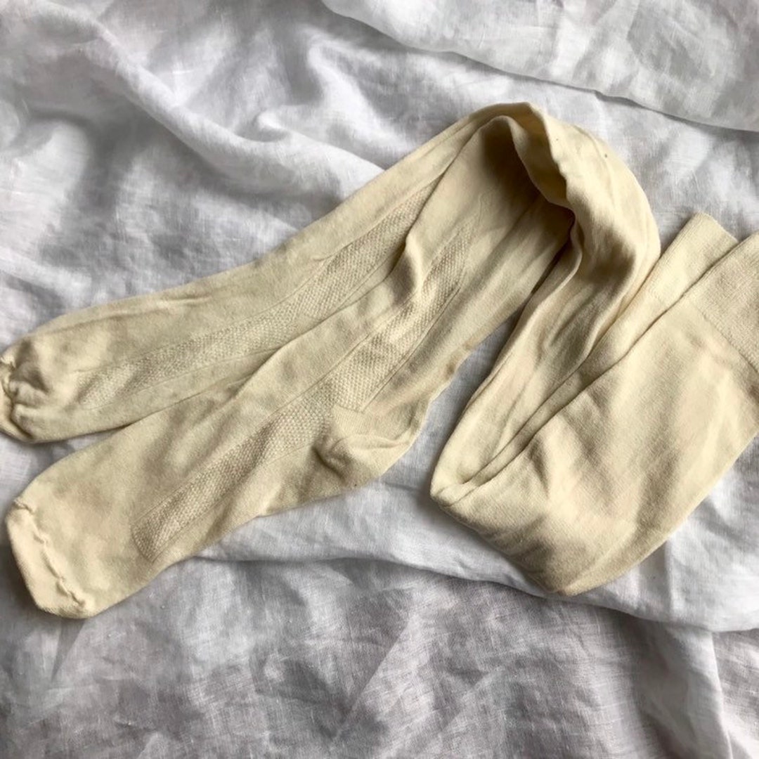 Adult Clocked Silk Stockings and Garters Set 18th Century Colonial ...