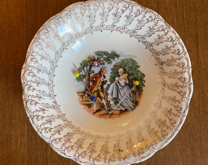 Vintage China Magnetic Pin Dish - Etsy