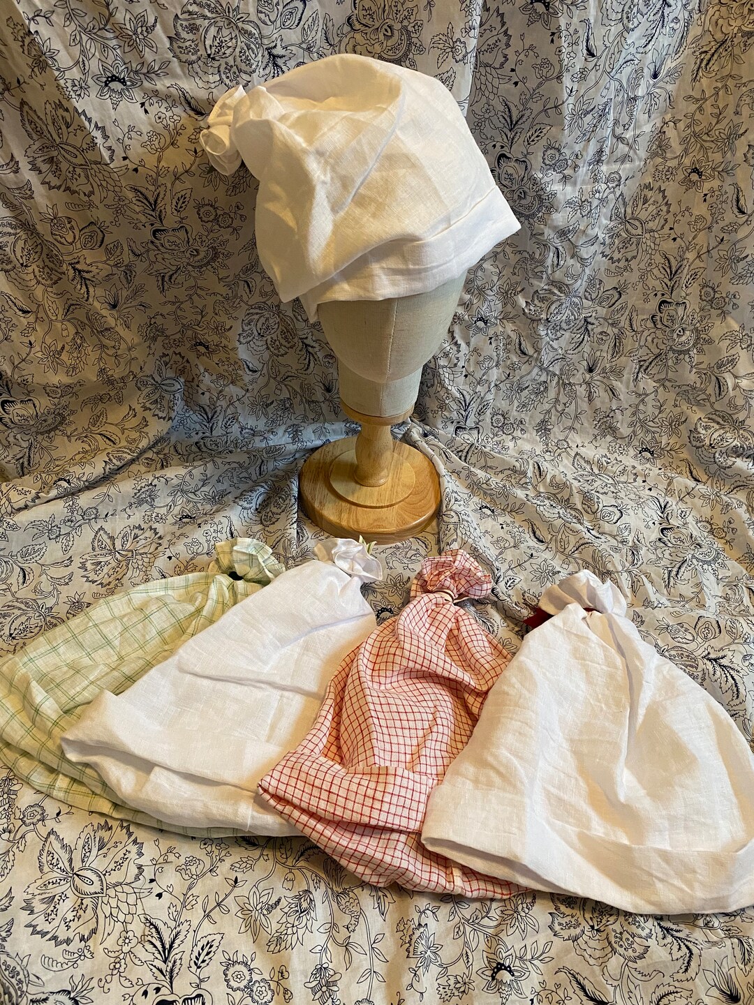 Large Unfitted Men’s 18th Century Linen Work Cap - Etsy