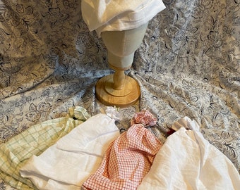 18th Century Gentleman's Linen Work Cap or Tradesman's Cap or Night Cap ...