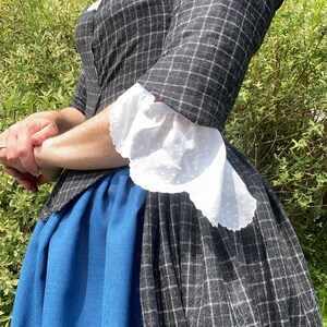 Cotton Scalloped 18th Century Detachable Sleeve Ruffles Engageants - Etsy